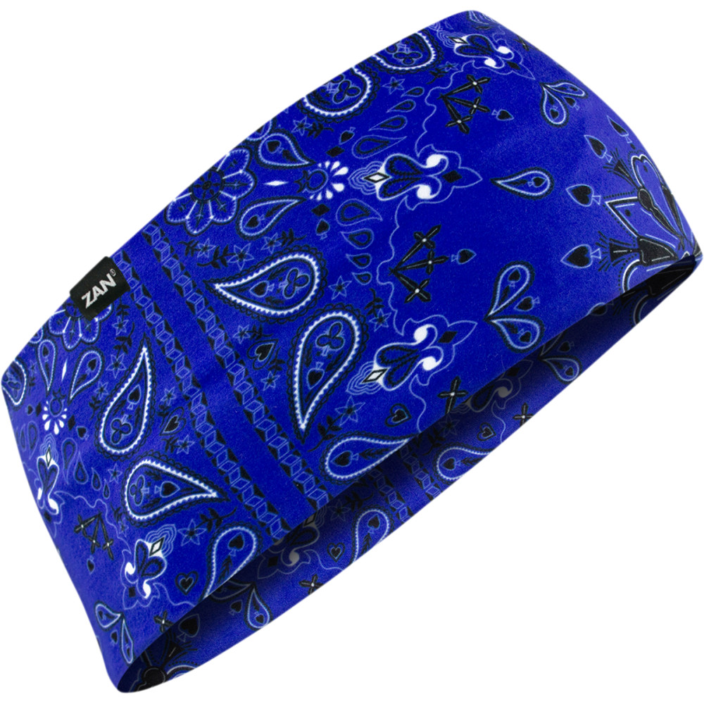 Zan Headgear SportFlex Headband - Navy Paisley 642608054681 | eBay