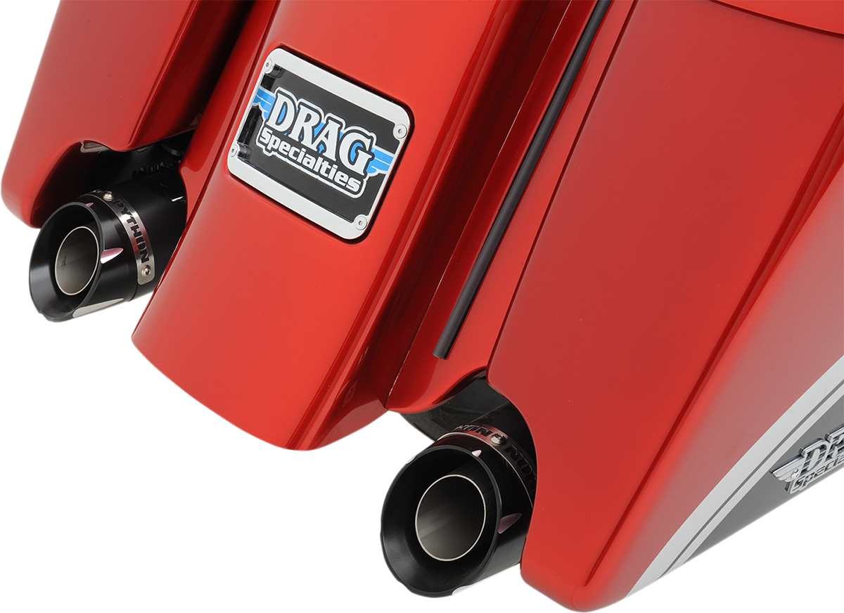 Python Rayzer Black 4" Motorcycle Slip On Mufflers 95-16 Harley Touring ...