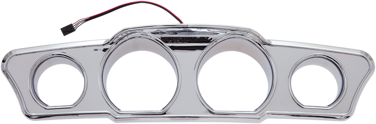 Ciro Chrome Motorcycle Inner Fairing LED Dash Accent 14-19 Harley ...