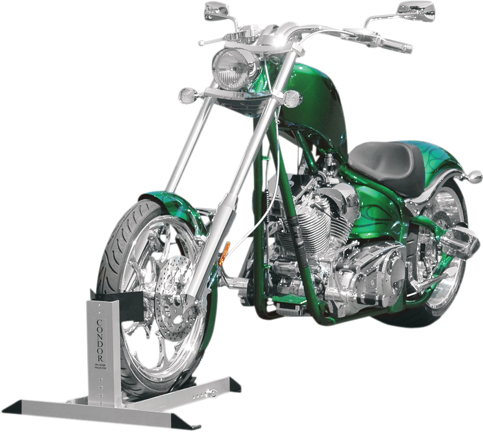 Buy CONDOR CHOPPER MOTORCYCLE WHEEL CHOCKS FOR 120 WIDE FRONT TIRE in ...