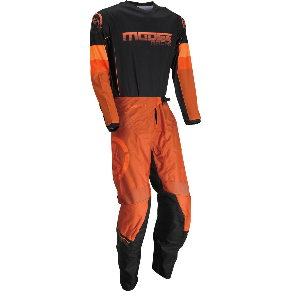 Moose Racing Qualifier Pants - Orange/Gray | Waist Size 46 | eBay
