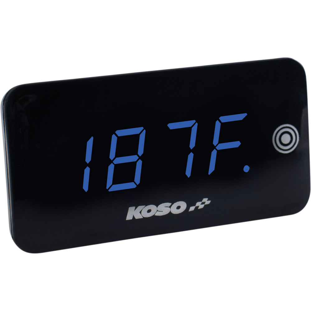 Koso Super Slim Touch Screen Volt & Temp Gauge Blue Display | BA068040 ...