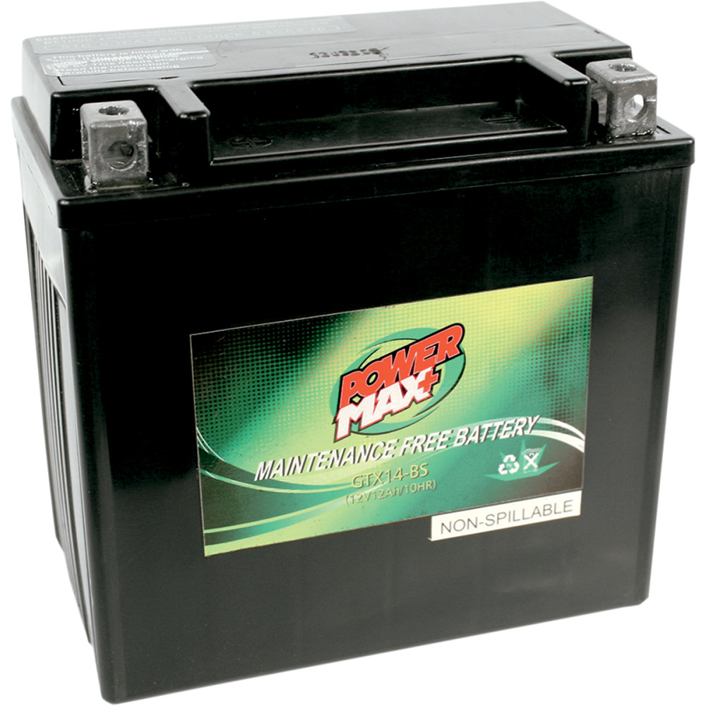 Power Max 12V Maintenance-Free Battery (Cross Ref YTX14-BS) GTX14-BS | eBay
