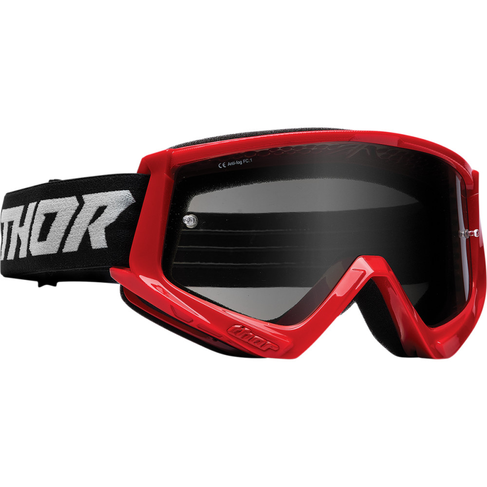 Thor Combat Sand Goggles - Racer - Red/Gray | eBay