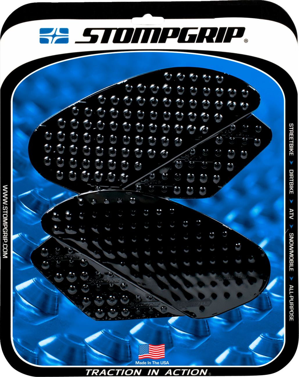 STOMPGRIP (55-10-0005B) Volcano Profile Traction Pad Tank Kit | Traction Kit - Black (PU-PN-4320 ...