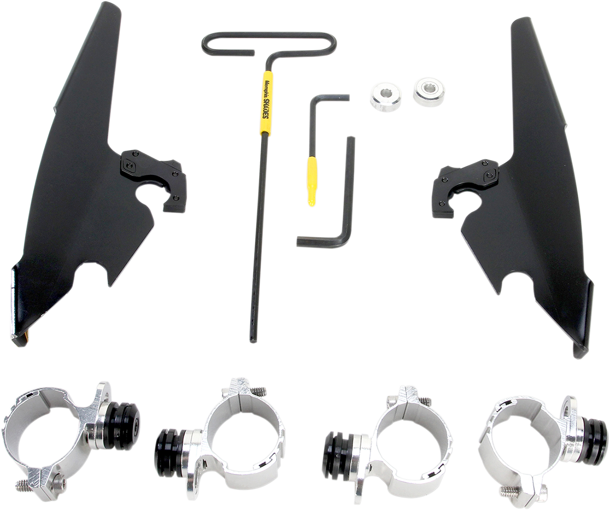 Memphis Shades Fats / Slim / Batwing Trigger-Lock Mount Kit For Harley ...