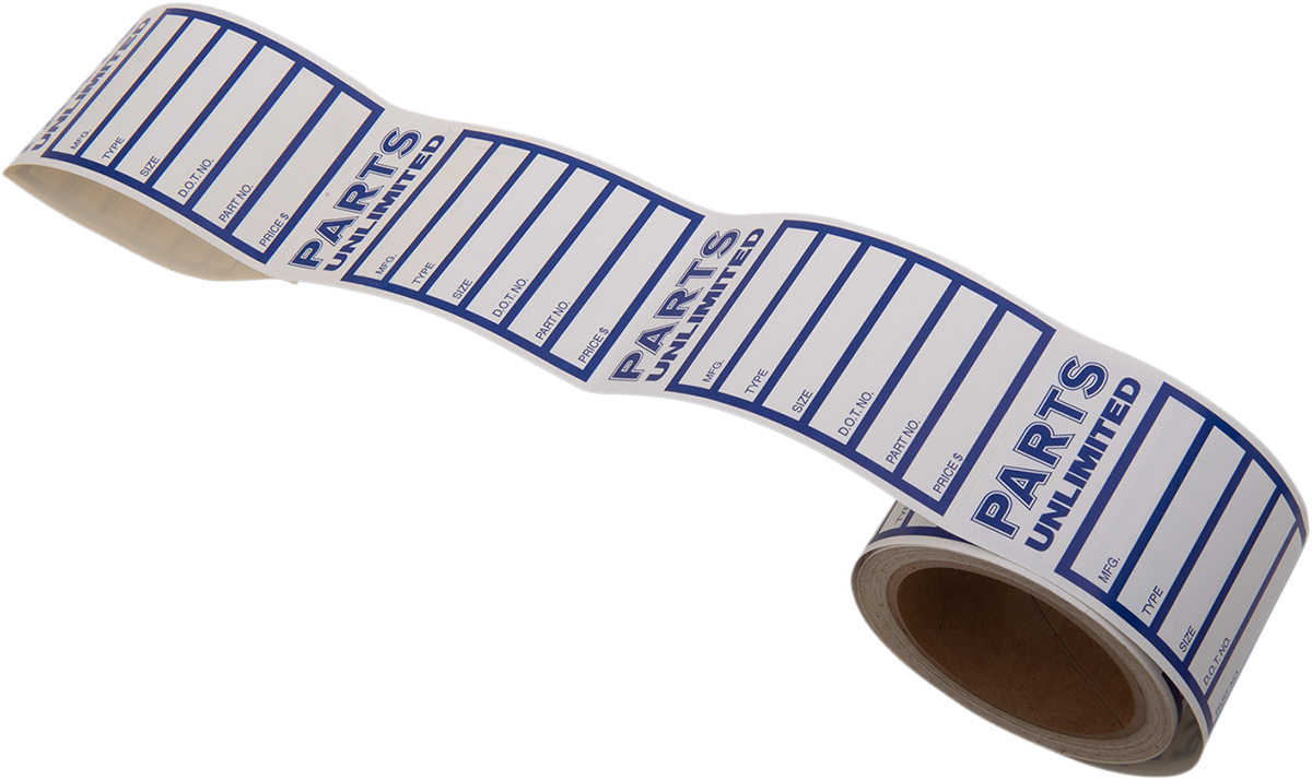 PROMOTIONAL ITEMS VENDOR (LABEL) Tire Labels | Tire Labels - 100 pcs ...