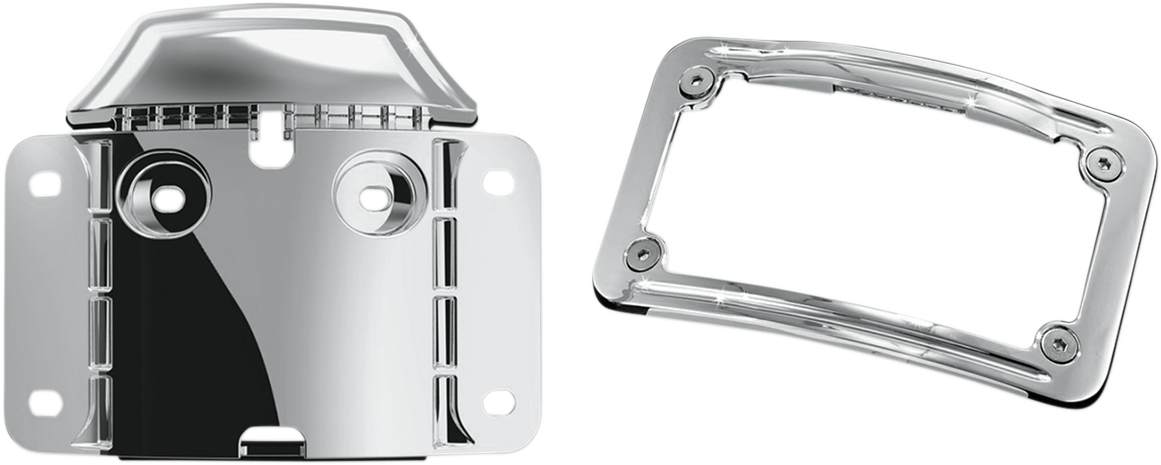 CURVED LICENSE PLATE FRAMES FOR CVO MODELS | Products | Drag Specialties®